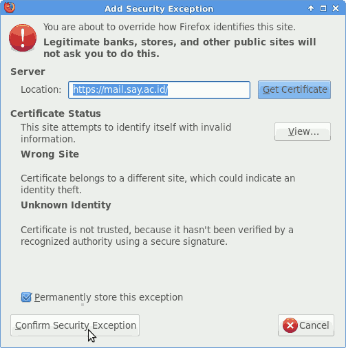 Cara Memakai Web mail.say.ac.id – BPTSI Unisa Yogyakarta