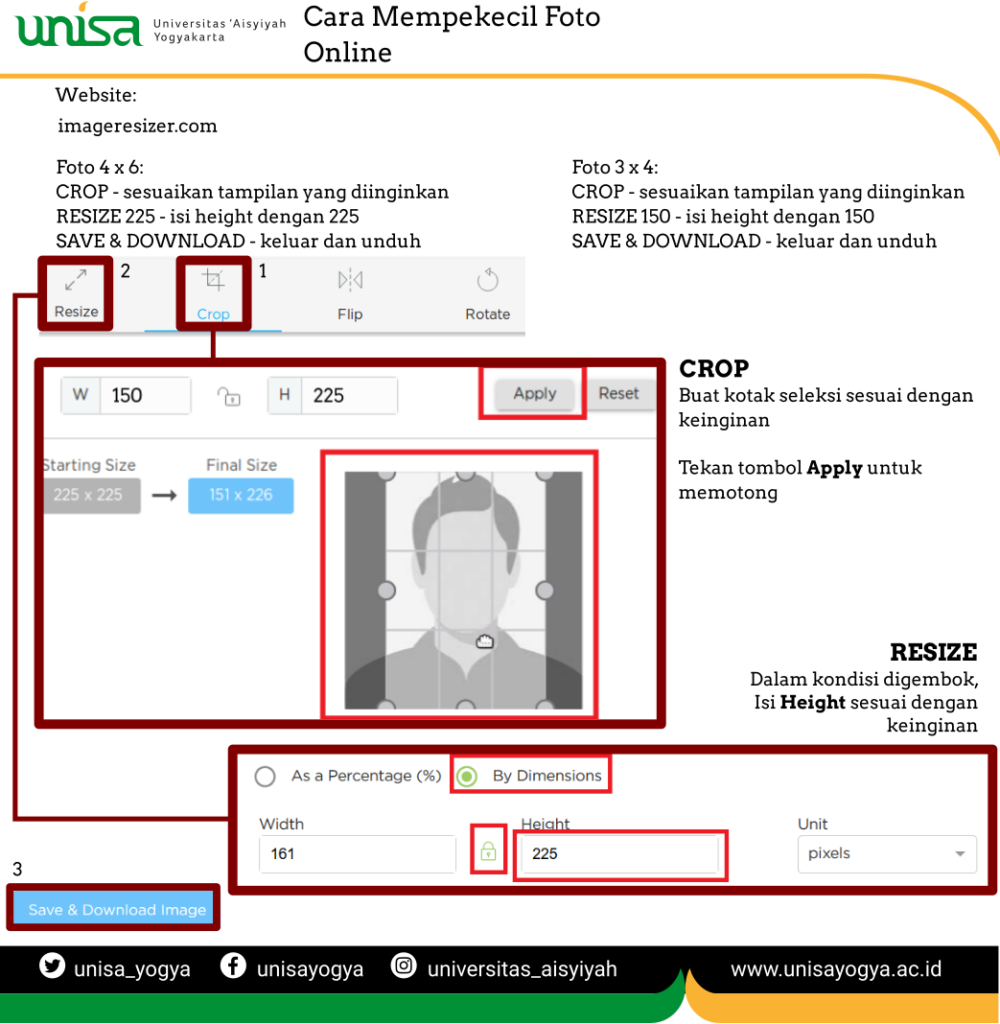 Bagaimana Cara Memperkecil Berkas Gambar? – BPTSI Unisa Yogyakarta