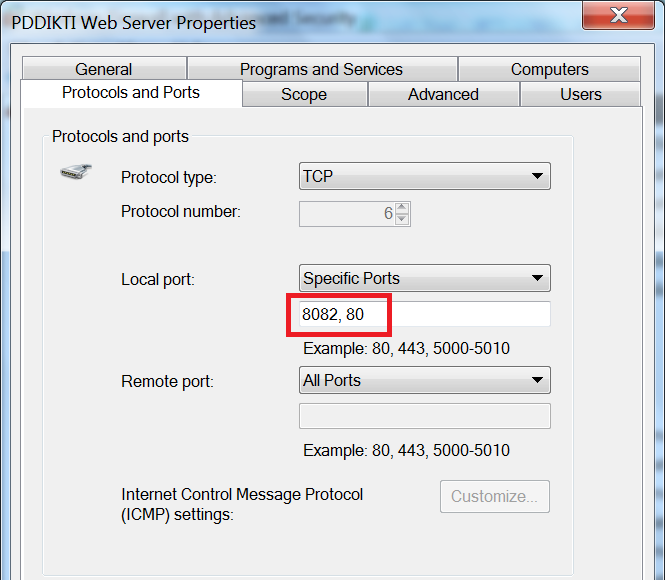 Langkah Untuk Port Forwarding PDDIKTI dari Port 8082 ke port 80 – BPTSI ...